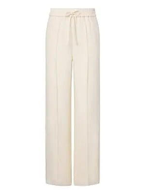 Valentino Garavani Cady Couture Wide-leg Pants - White