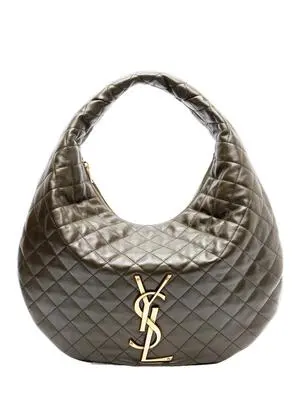Saint Laurent Icare Medium Quilted Leather Shoulder Bag - Brown