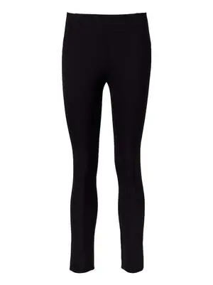 Veronica Beard Scuba Cropped Slim Pants - Black