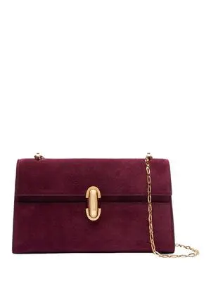 SAVETTE Symmetry Suede Crossbody Bag