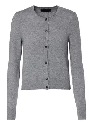 NILI LOTAN March Cashmere Cardigan - Grey