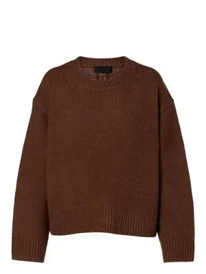NILI LOTAN Josepha Wool Sweater - Brown