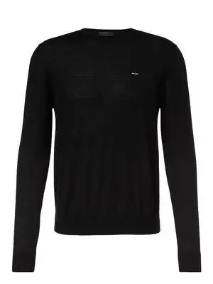 Prada Virgin Wool Sweater - Black