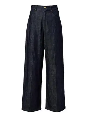 Max Mara Lavinia High-rise Wide-leg Jeans - Blue