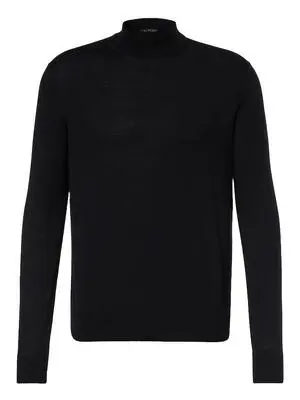 TOM FORD Wool Turtleneck Sweater - Black