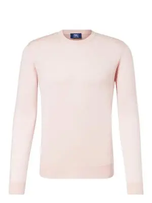 Fedeli Fine Knit Cashmere And Silk Sweater - Pink