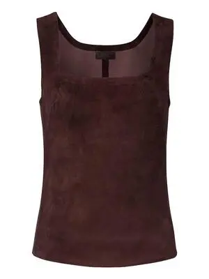 Stouls Edie Suede Tank Top - Brown