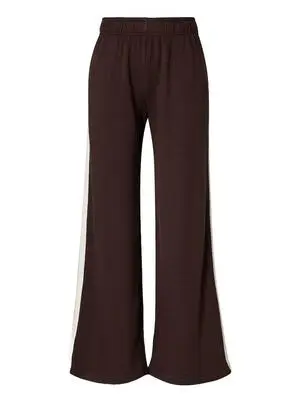 Velvet By Graham & Spencer Gigi Fleece Sweatpants - Brown