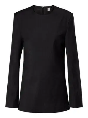 TOTEME Wool Blouse - Grey
