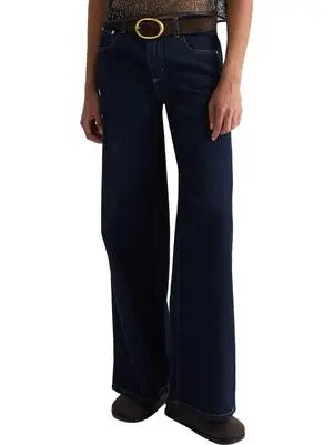 TWP Tiny Dancer Wide Leg Jean - Indigo Resin