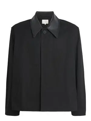 Studio Nicholson X Aaron Levine Cotton Canvas Dover Jacket - Black