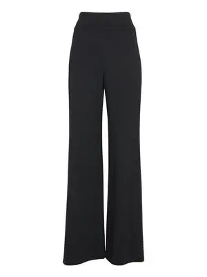 Veronica Beard Ponte Kalinda Wide-leg Trousers - Black