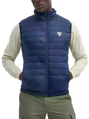 Rossignol Quilted Zip-up Gilet - Blue
