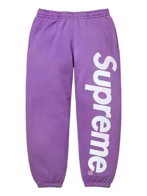 Supreme Logo Appliqué Track Pants - Purple