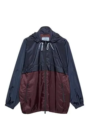 Prada Lightweight Re-Nylon Blouson Jacket Royal Blue/garnet