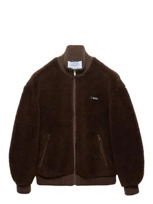 Prada Fleece Jacket Cocoa Brown