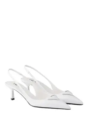 PRADA Patent Leather Slingback Pumps