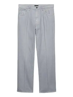 Prada Five-Pocket Garment-Dyed Jeans Gray