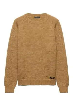 Prada Wool Crew-neck Sweater - Brown