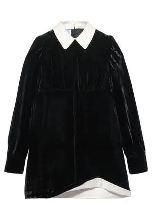 Prada Velvet Mini-dress - Black