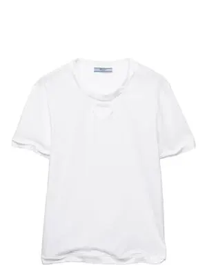 Prada Cotton Jersey T-shirt - White