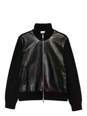 FERRAGAMO Zip-up Bomber Jacket - Black