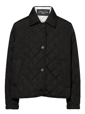 Max Mara Quilted Shell Jacket - Black