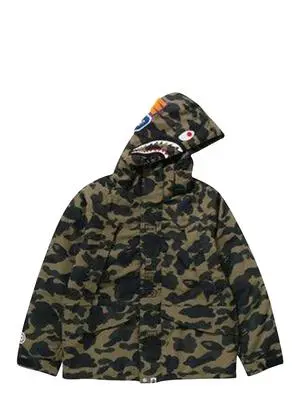 A BATHING APE 1st Camo Shark Snowboard Jacket - Green