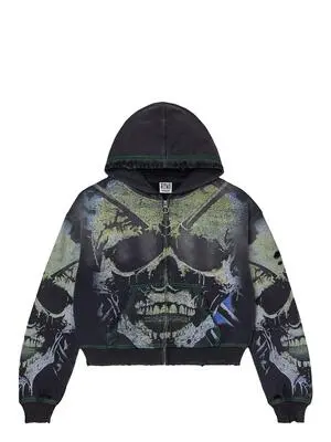 VALE FOREVER Gravedigger Zip Up - Black