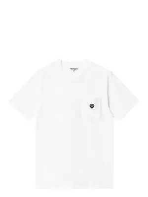 Carhartt Work In Progress Short-sleeve Pocket Heart T-shirt - White