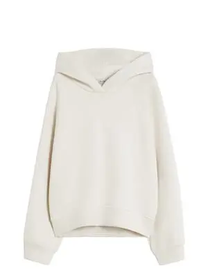 Max Mara Hooded Cotton Jersey Sweatshirt - Sand