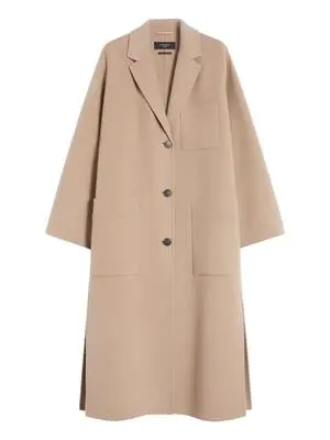Max Mara Double-faced Wool-blend Coat - Camel