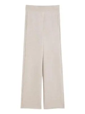 Max Mara Cashmere Knit Trousers - Beige