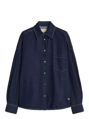 Max Mara Cotton Denim Shirt - Navy