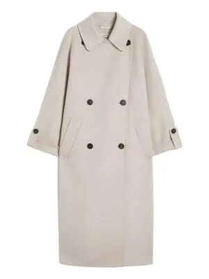 Max Mara Long Wool Coat - Beige
