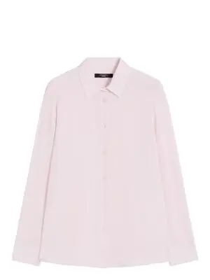 Max Mara Silk Crepe De Chine Shirt - Pink