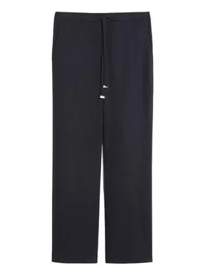Max Mara Wool Gabardine Cropped Trousers - Ultramarine