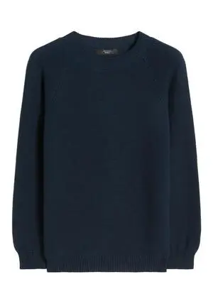 Max Mara Cotton Sweater - Navy