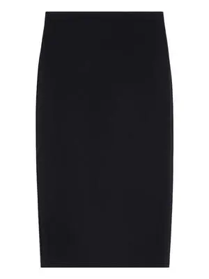Max Mara Woollen Cloth Pencil Midi Skirt - Ultramarine