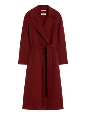 Max Mara Wool Robe Coat - Raspberry