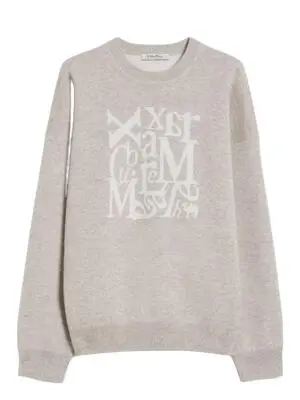 Max Mara Wool And Cashmere Crew-neck Sweater - Beige