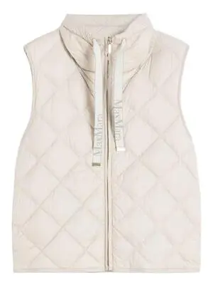 Max Mara Padded Gilet - Sand