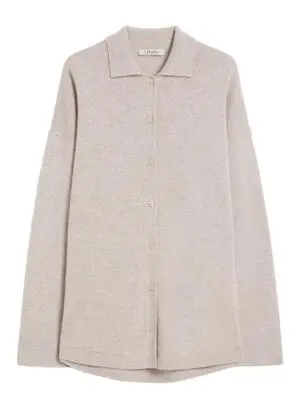 Max Mara Wool And Cashmere Cardigan - Beige