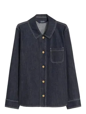 Max Mara Cotton Denim Shirt - Ultramarine