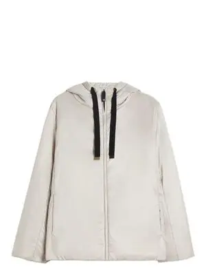 Max Mara Padded Water-Repellent Hooded Jacket Beige