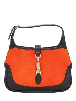 Gucci Calf Hair Mini Jackie 1961 Hobo Bag - Red