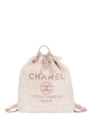 Chanel Deauville Backpack - Pink