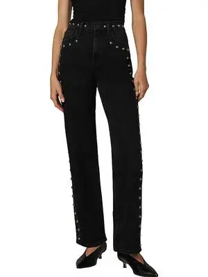 Joe's Jeans The Margot Studded Straight Jeans - Chic Shadow