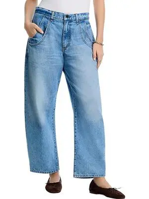 ASKK NY Lenox High-rise Barrel Jeans - Blondie