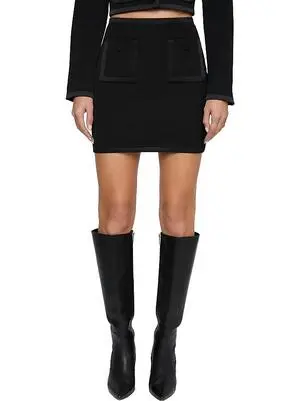 L'Agence Cassiopeia Mini Skirt - Black